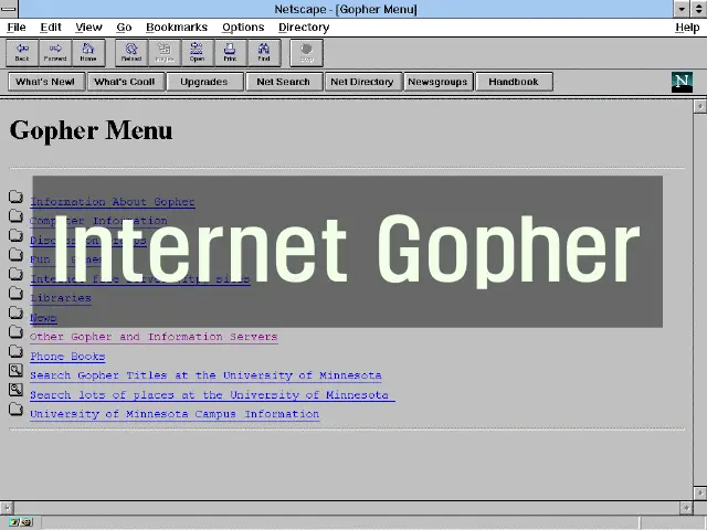 인터넷 고퍼 (Internet Gopher) - IT Insights